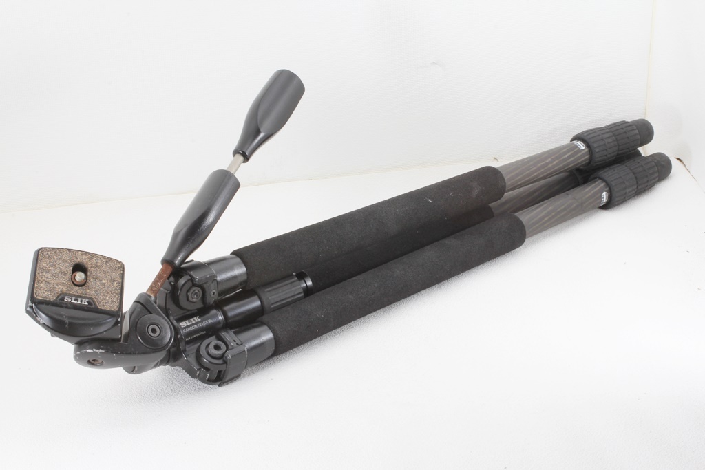 Yahoo!オークション - 美品 SLIK スリック カーボン 3段三脚 723EX III...