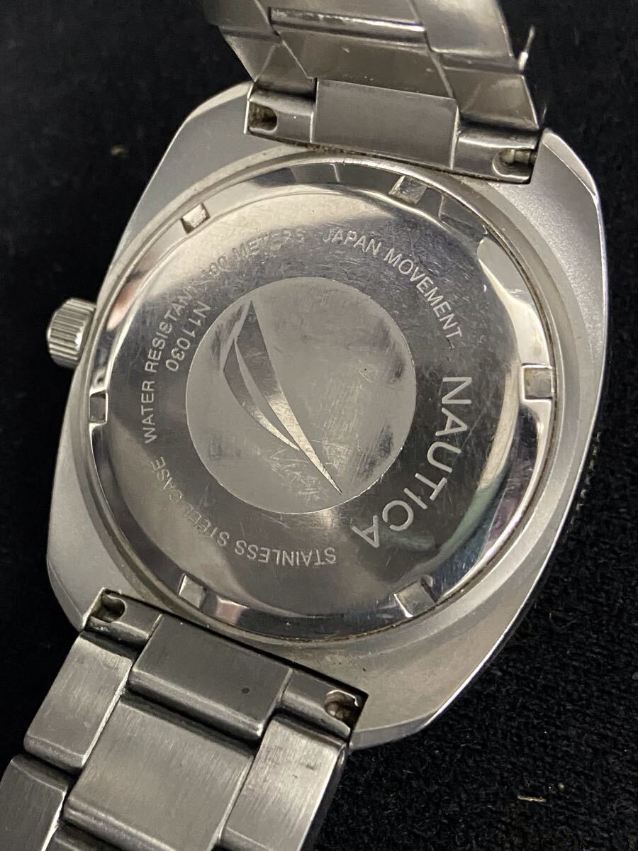 C491 NAUTICA ノーティカ N11030 メンズ腕時計 文字盤ブルー 電池交換済み 稼働品(その他)｜売買されたオークション情報、yahooの商品情報をアーカイブ公開 ...
