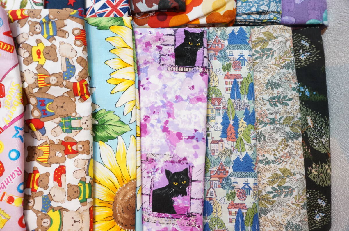 Yahoo!オークション - 【Z305.O】超大量 布 生地 はぎれ 約14.8㎏ サイ...