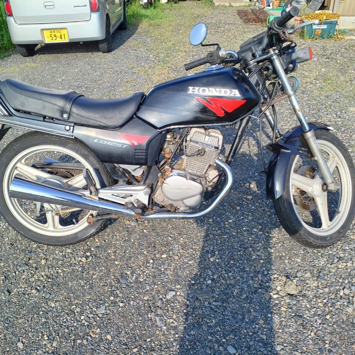 Yahoo!オークション - ホンダCB125T黒