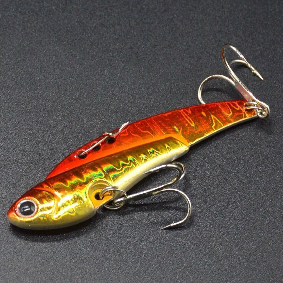 Yahoo!オークション - No.63 鉄板 バイブレーション VIB 21g 5色セット...