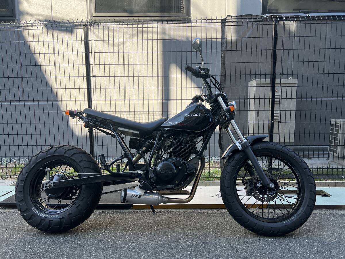 Yahoo!オークション - YAMAHA TW225 DG09J ロンスイ スカチューン カ...