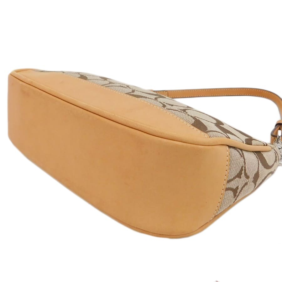 1円 同様 コーチ ハンドバッグ 6094 ブラウン系 キャンバス×レザー デミポーチ COACH E.Bii.oR-06(ハンドバッグ)｜売買されたオークション情報、yahooの商品情報を ...