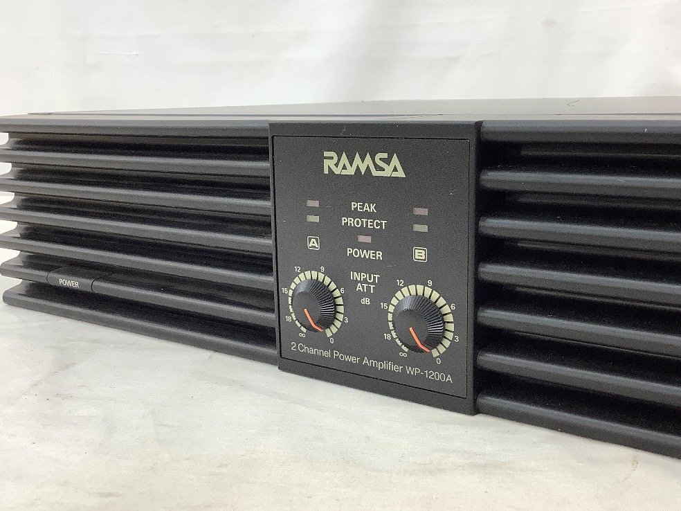 Yahoo!オークション - Panasonic パワーアンプ/RAMSA WP-1200A 通電の...