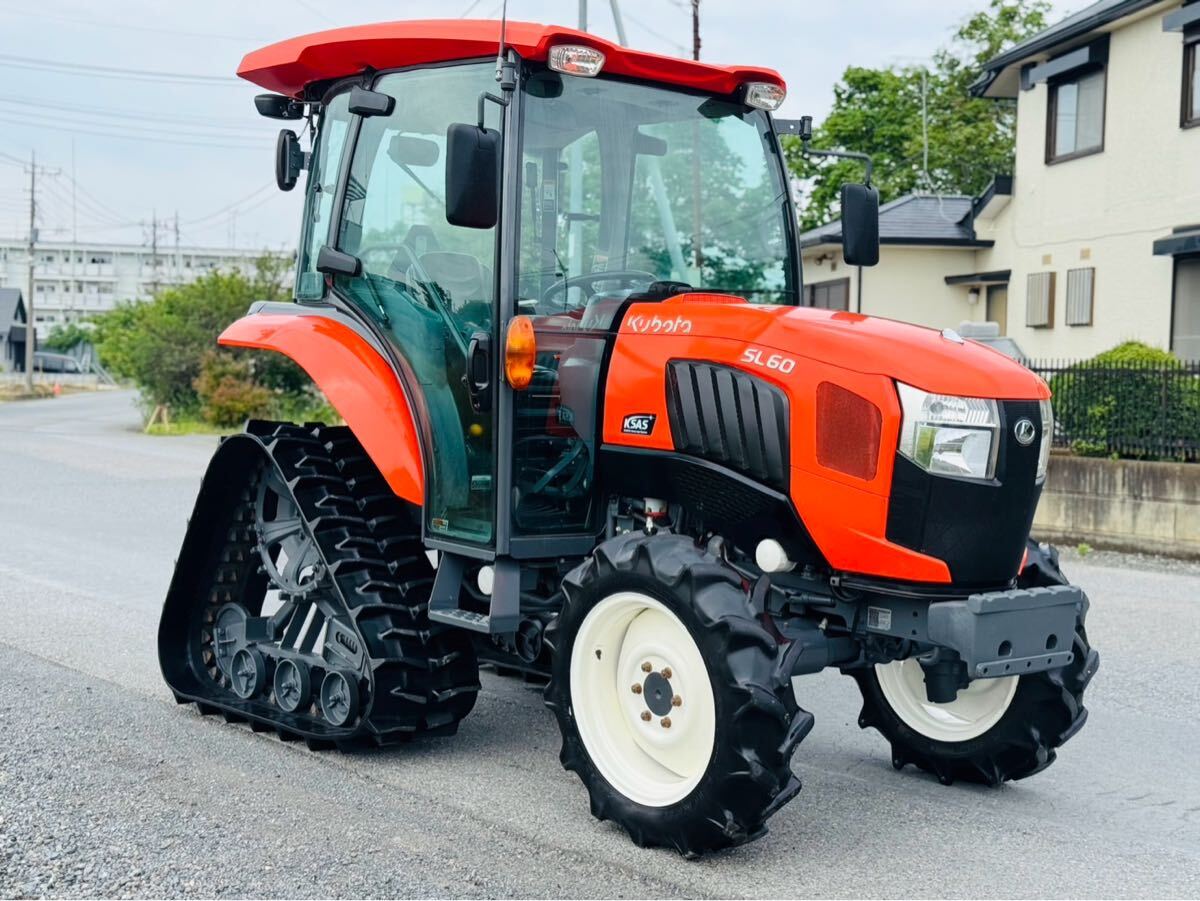 Yahoo!オークション - クボタトラクターSL60 パワステ 60馬力 689時間...