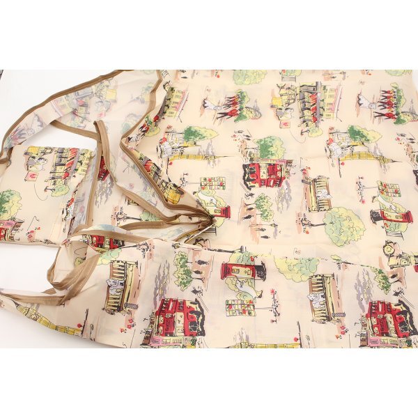 Yahoo!オークション - D163 エコバッグ 買い物袋 手提げ袋 レジ袋 折り...