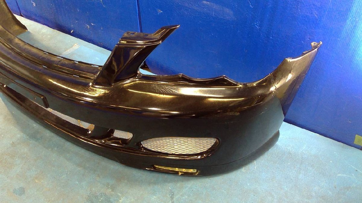 【樂淘letao】日本代購代標第一品牌－マークX GRX120 社外 LDJ design フロントバンパー Fバンパー デイライト付 点灯確認OK ブラックマイカ(211)