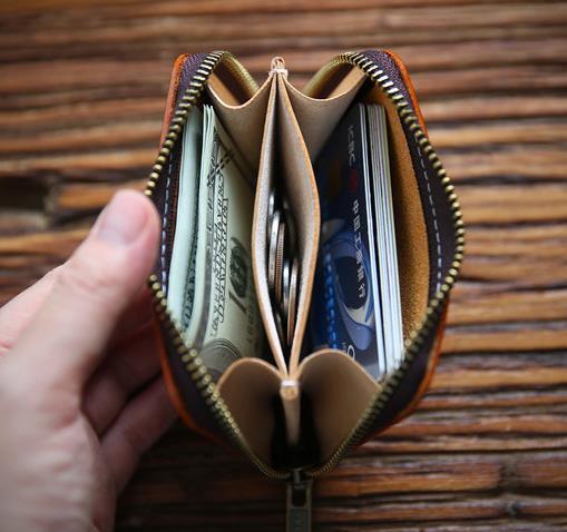 Yahoo!オークション - BF1「QTの手作」レザー男女兼用 メンズ ウォレッ...