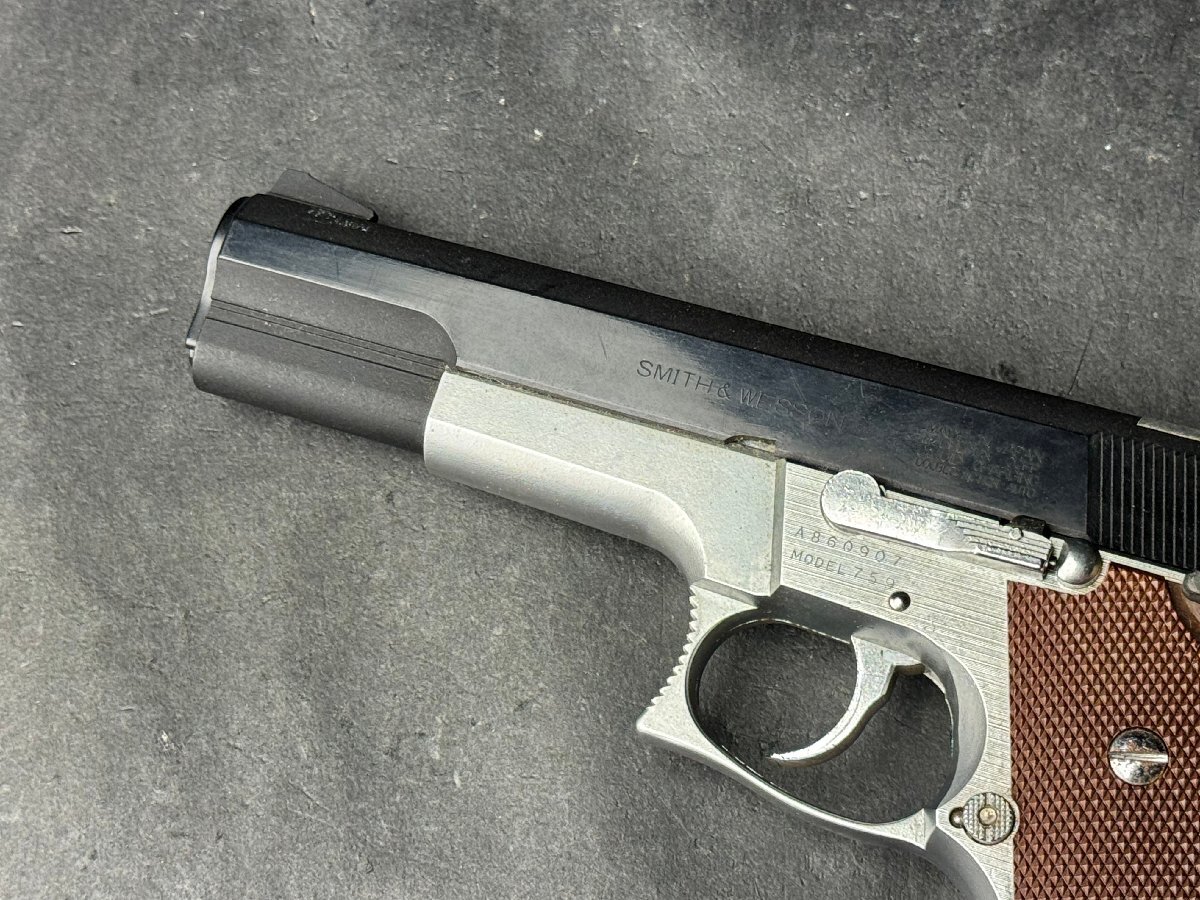 Yahoo!オークション - 【エアガン放出52】MGC S&W 固定スライドM759 ガ...