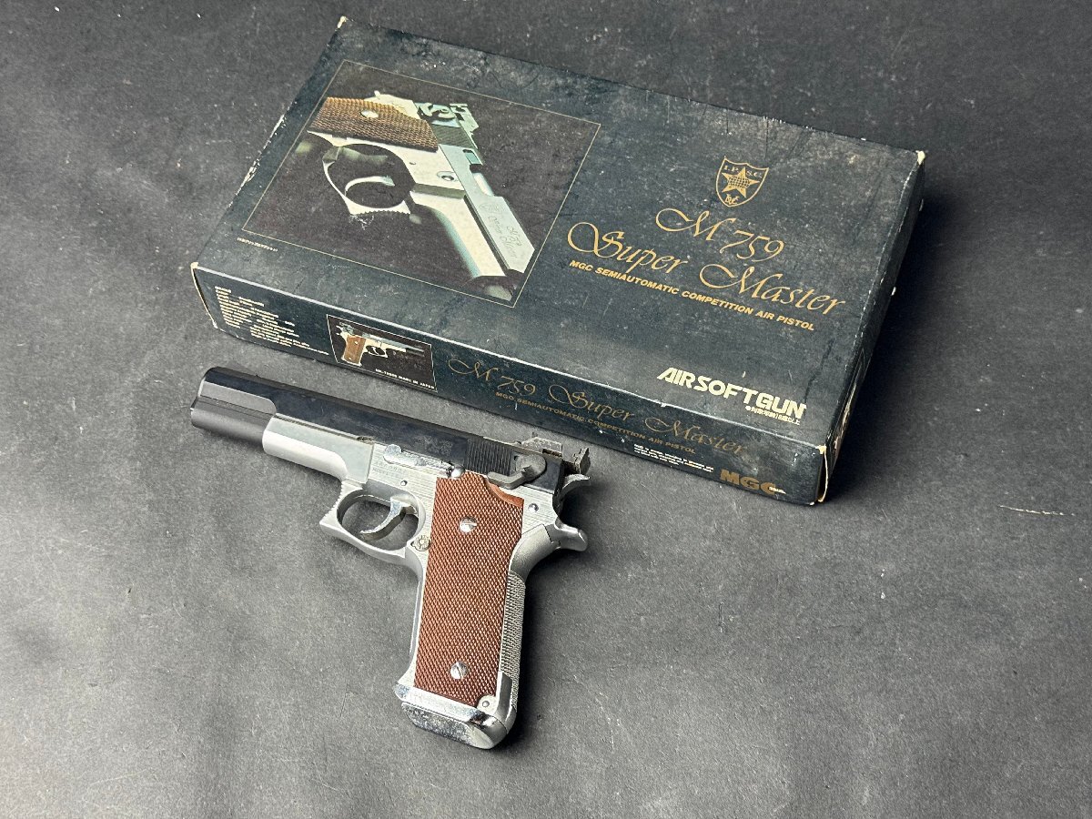 Yahoo!オークション - 【エアガン放出52】MGC S&W 固定スライドM759 ガ...