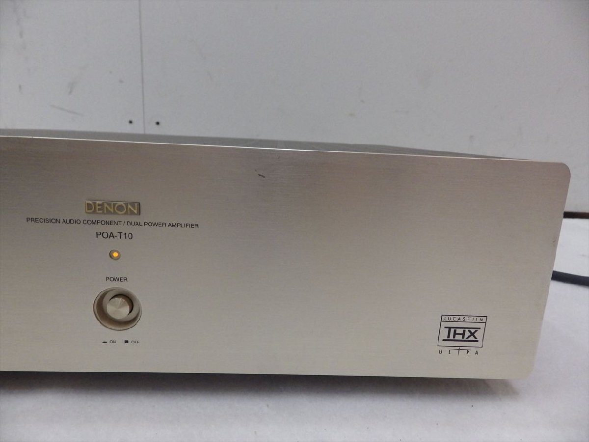 Yahoo!オークション - DENON デノン POA-T10 アンプ 音出し確認済 中...