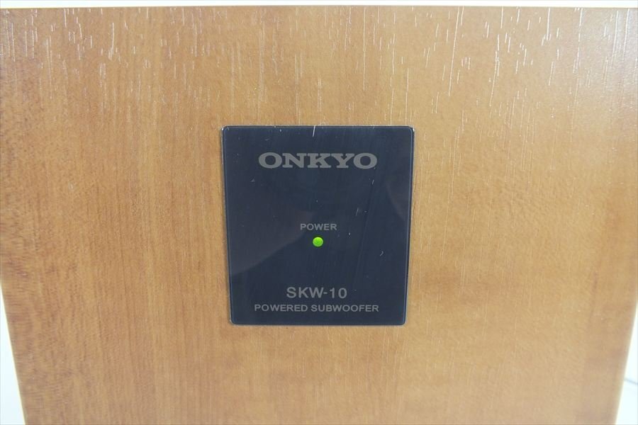 Yahoo!オークション - ONKYO オンキョー SKW-10 サブウーファー 中古 ...