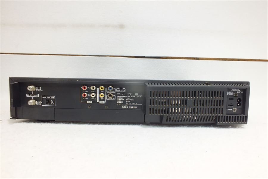 Yahoo!オークション - HITACHI 日立 VT-F470 ビデオデッキ VHS 中古 ...