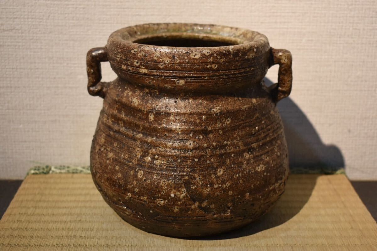 Yahoo!オークション - 【GE】M116【コレクター所蔵品】時代 信楽水指/...