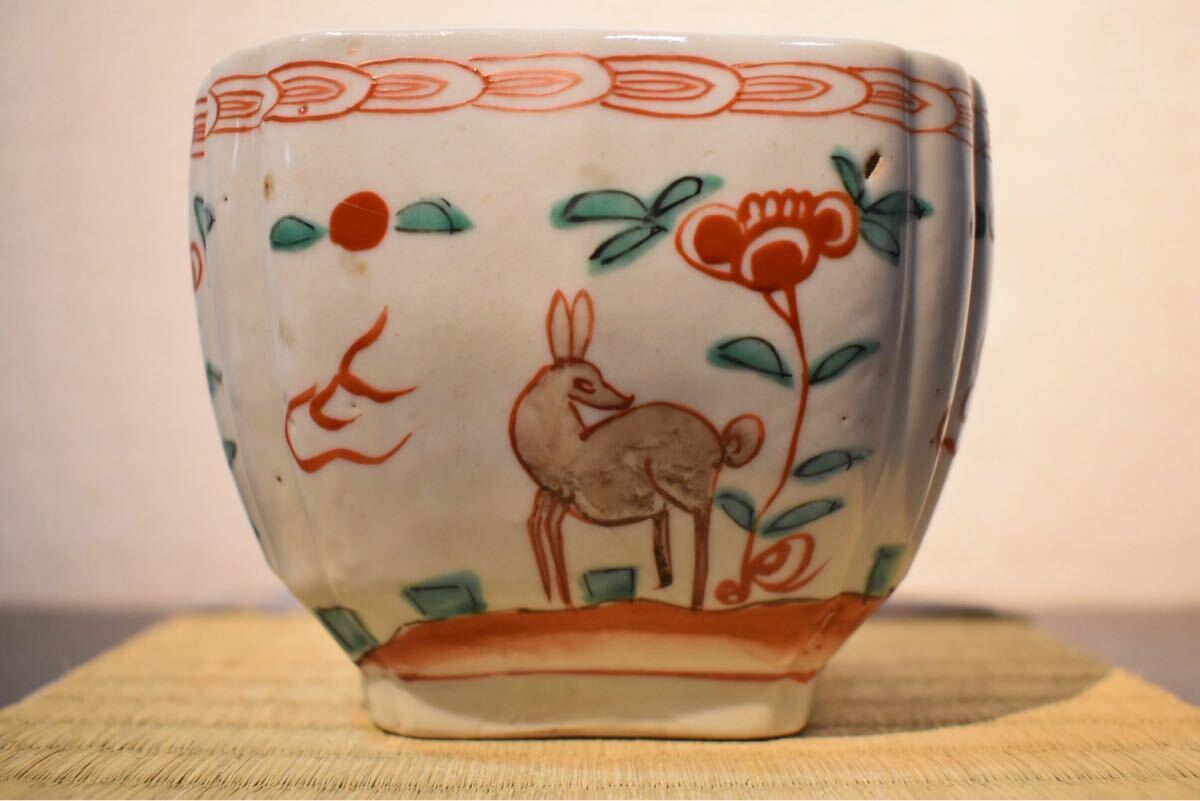 Yahoo!オークション - 【GE】Z161【コレクター所蔵品】時代 赤絵火入/...