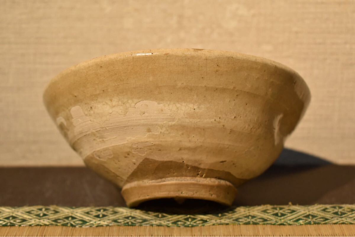 Yahoo!オークション - 【GE】Z191【コレクター所蔵品】時代 粉引茶碗/...