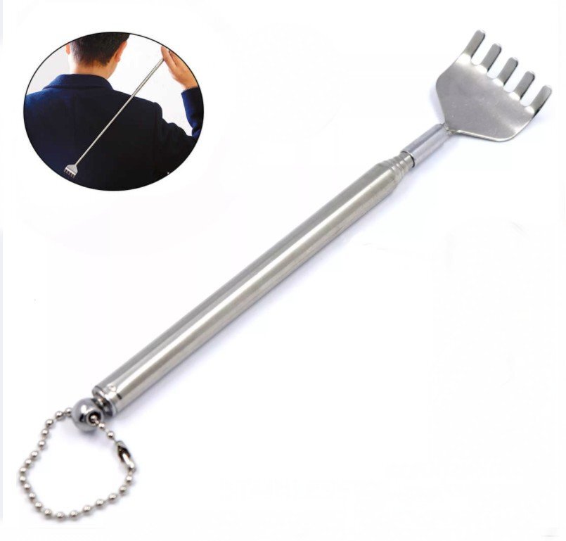 Yahoo!オークション - 【vaps_5】伸縮 ステンレス 孫の手 チェーンタイ...