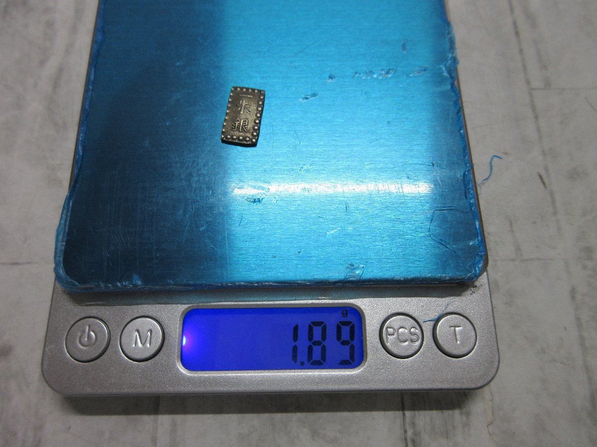 Yahoo!オークション - a4 9. 一朱銀 古銭 重量約1.89g 詳細不明 【星...