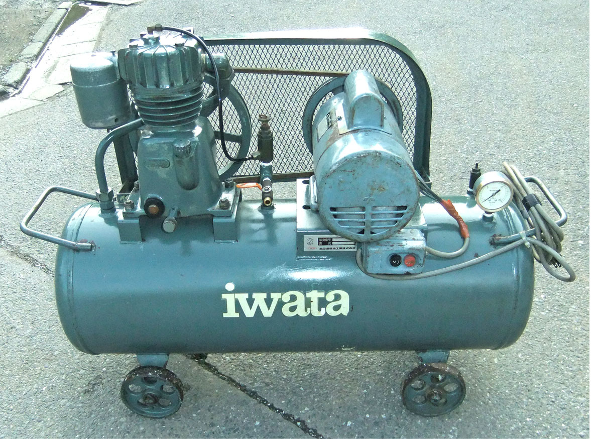 Yahoo!オークション - おすすめ商品 Iwata 岩田塗装工業 エアコンプレ...