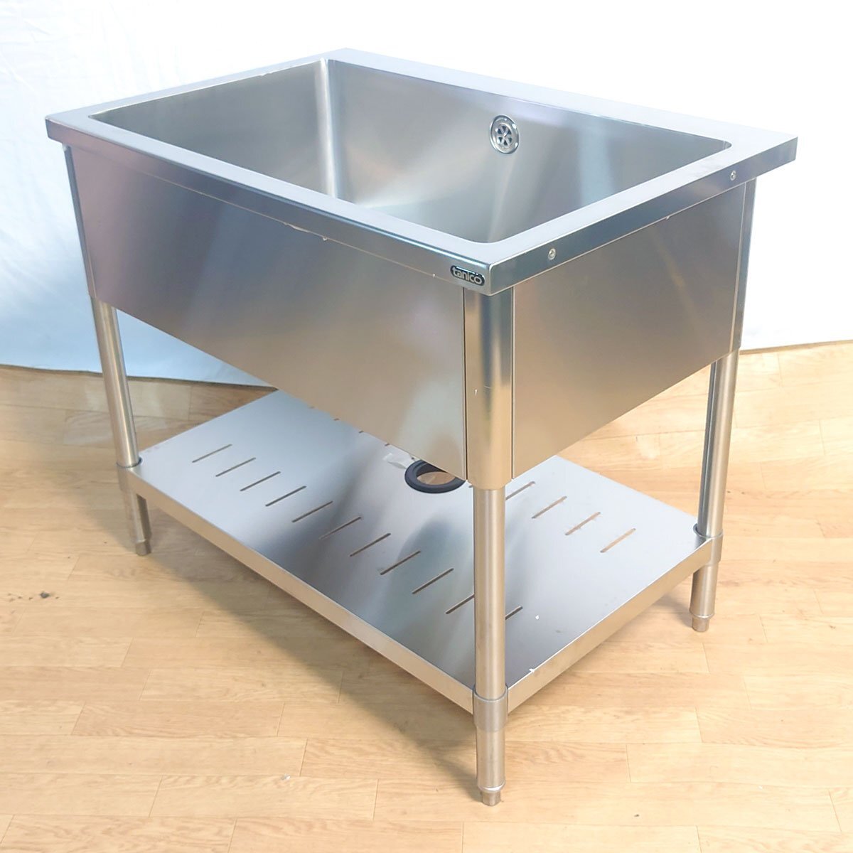 Yahoo!オークション - ステンレス タニコー 一槽シンク 流し台 W900×D...