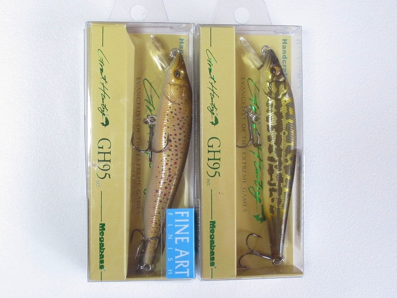 Yahoo!オークション - メガバス GH95 2本セット 限定カラー ドジョウ F...