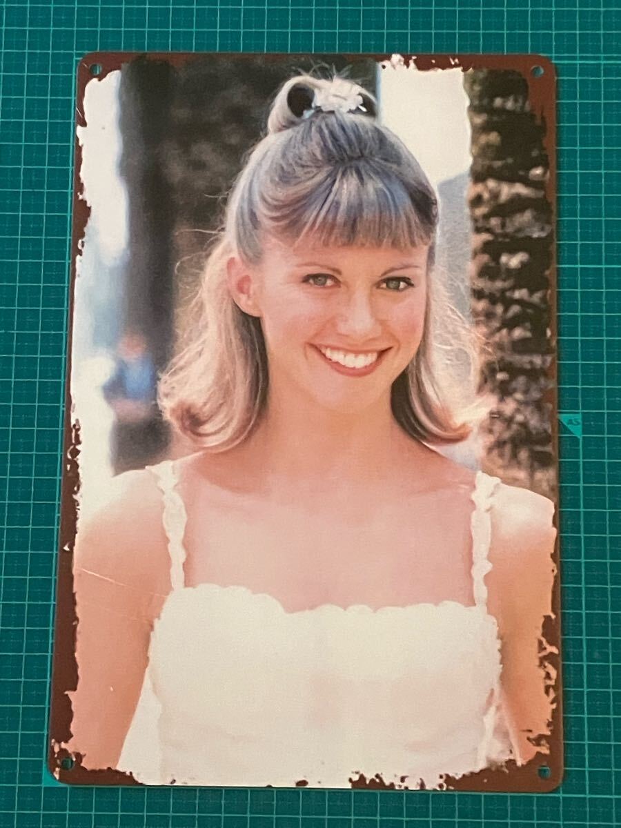 Yahoo!オークション - CH0C-超希少ブリキ看板】オリビア・ニュートン-...