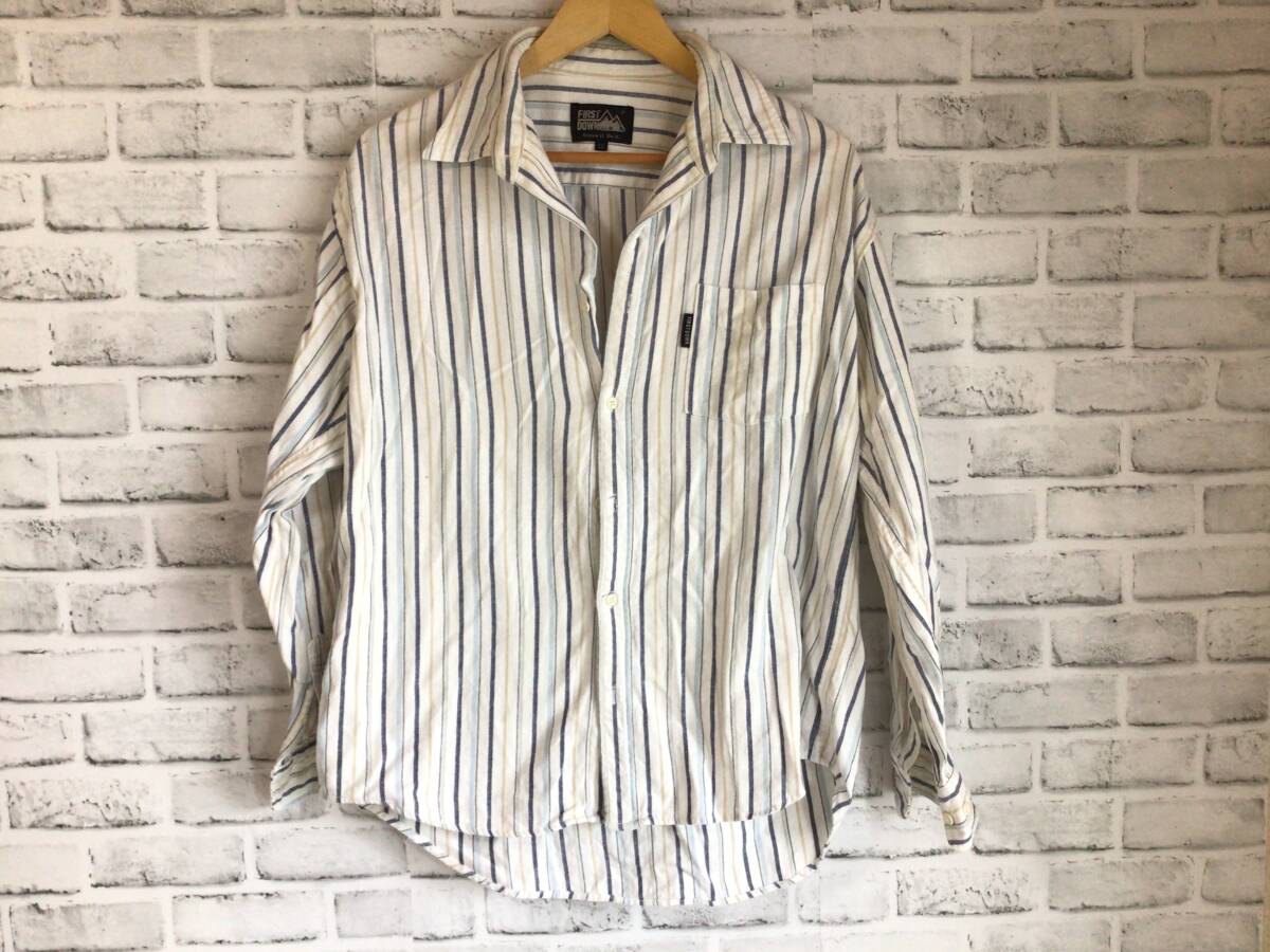 Yahoo!オークション - W281 FIRST DOWN/ファーストダウン 長袖 シャツ ...