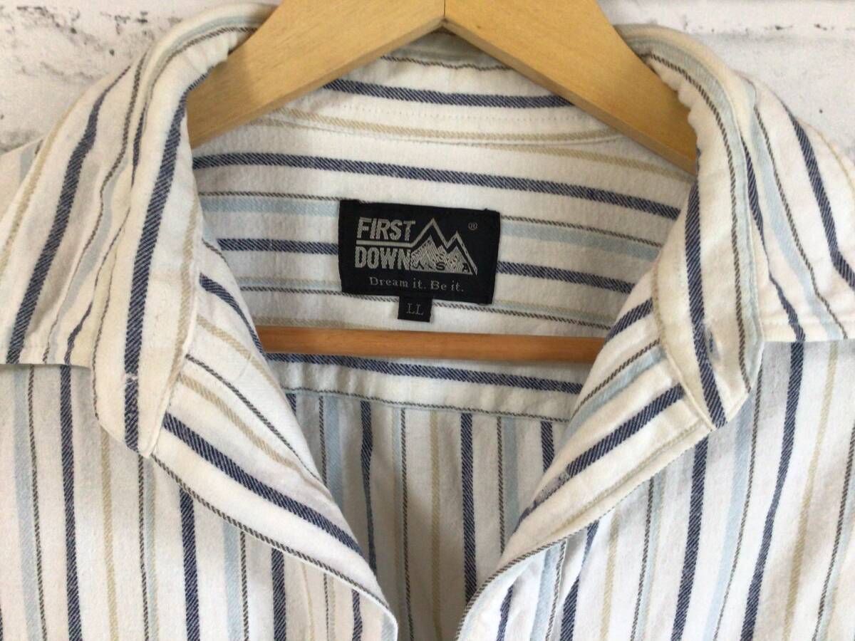 Yahoo!オークション - W281 FIRST DOWN/ファーストダウン 長袖 シャツ ...