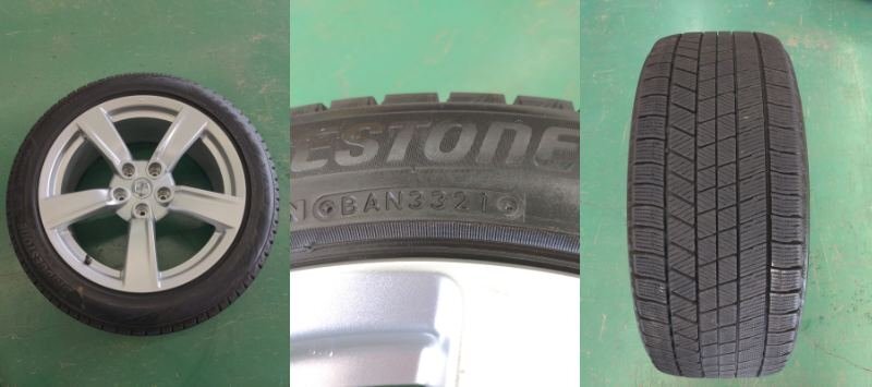 Yahoo!オークション - 大田原店 中古ホイールタイヤSET4本 Z34純正 18...