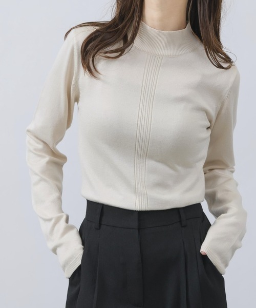 Yahoo!オークション - 「NEUNA」 長袖ニット FREE アイボリー レディー...