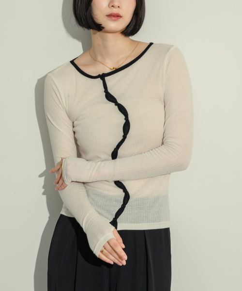 Yahoo!オークション - 「NEUNA」 カーディガン FREE アイボリー レディ...