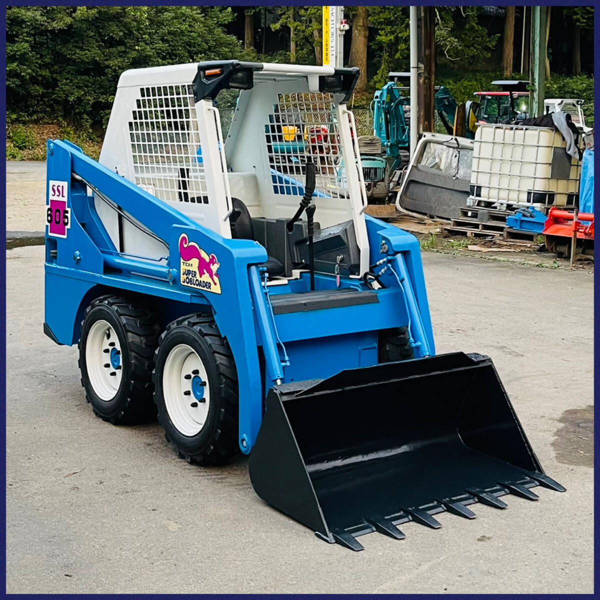 Yahoo!オークション - TCM SSL 605 ボブキャット タイヤショベル スキ...