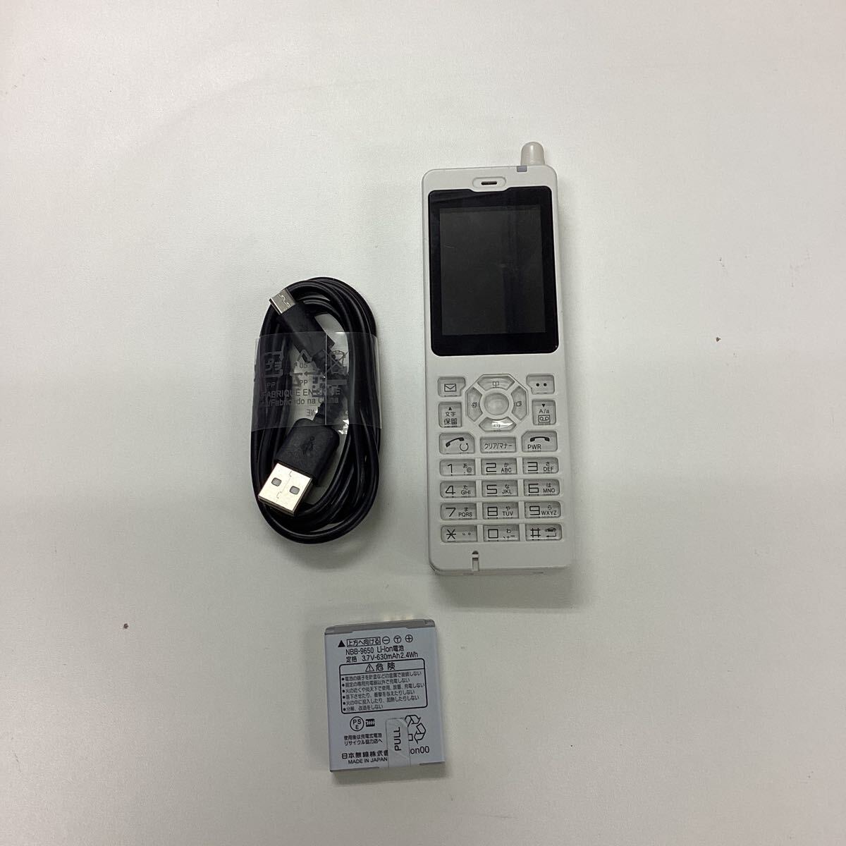 Yahoo!オークション - WX01JR willcom 日本無線 PHS JRC ホワイト 白ロ...