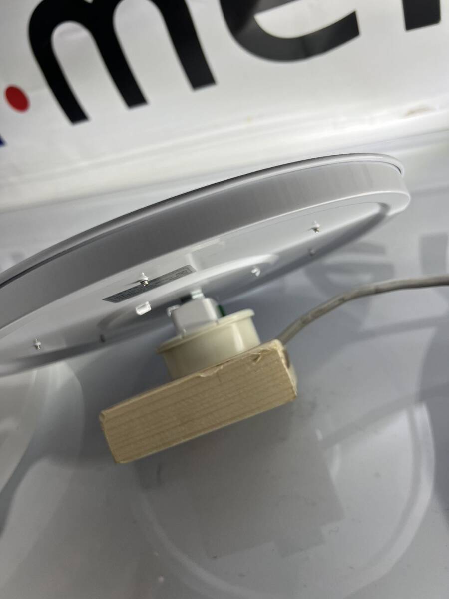 シーリングライト LED おしゃれ 24W 15段階調光 リモコン付 ledcl-s24-wh-3set 3台セット(中古/送料無料)のオークション落札情報