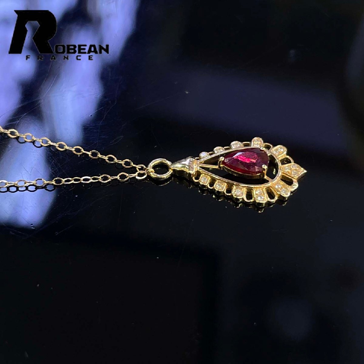 Yahoo!オークション - 上級 EU製 定価43万円 ROBEAN・ルビー・ダイヤモ...