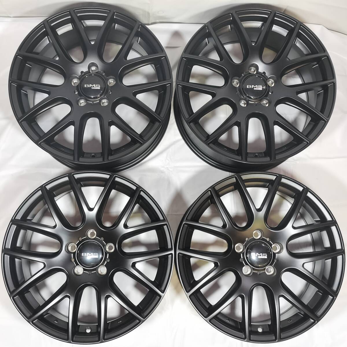Yahoo!オークション - BMS M72-G2 フラットブラック 17-7.5J 5H120 ＋3...