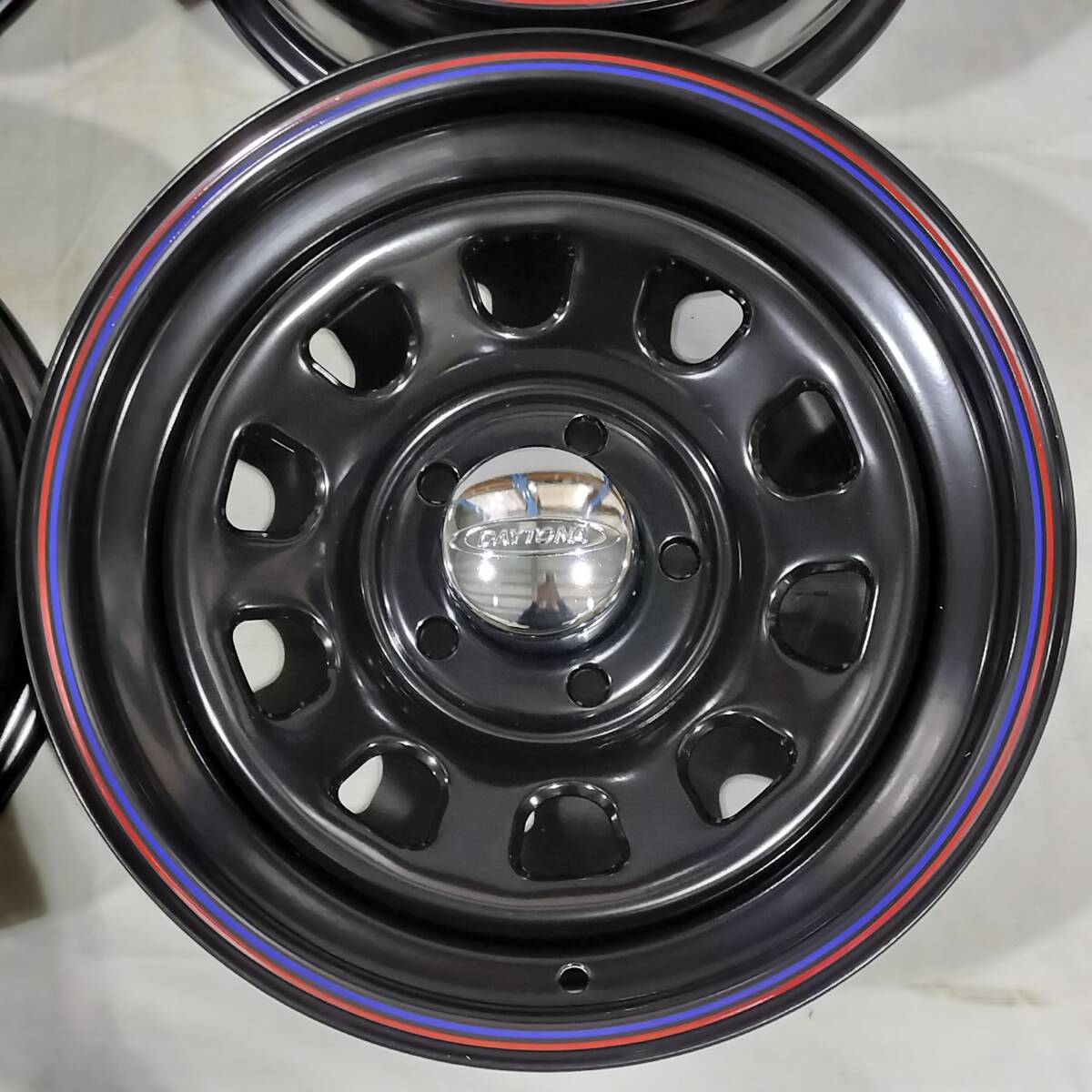 Yahoo!オークション - デイトナ ブラック 15-7.0J 5H114.3 ＋12 4本セ...