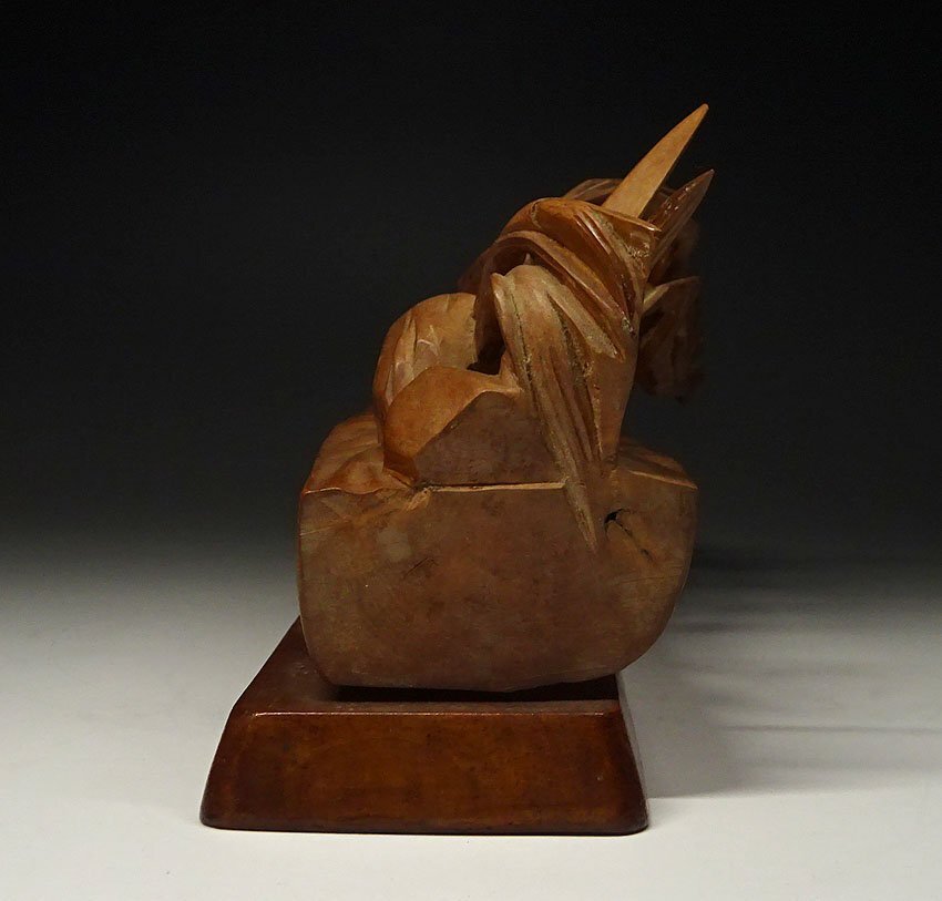 Yahoo!オークション - 緑屋z 時代物 木彫 細密 蟹 彫刻 置物 i2n/7-428...