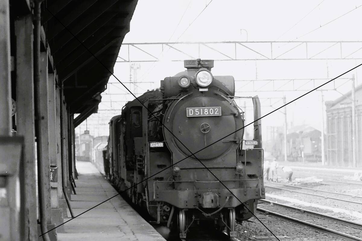 Yahoo!オークション - D51802〔滝〕最終コマ 函館本線＝昭和40年代のSL...