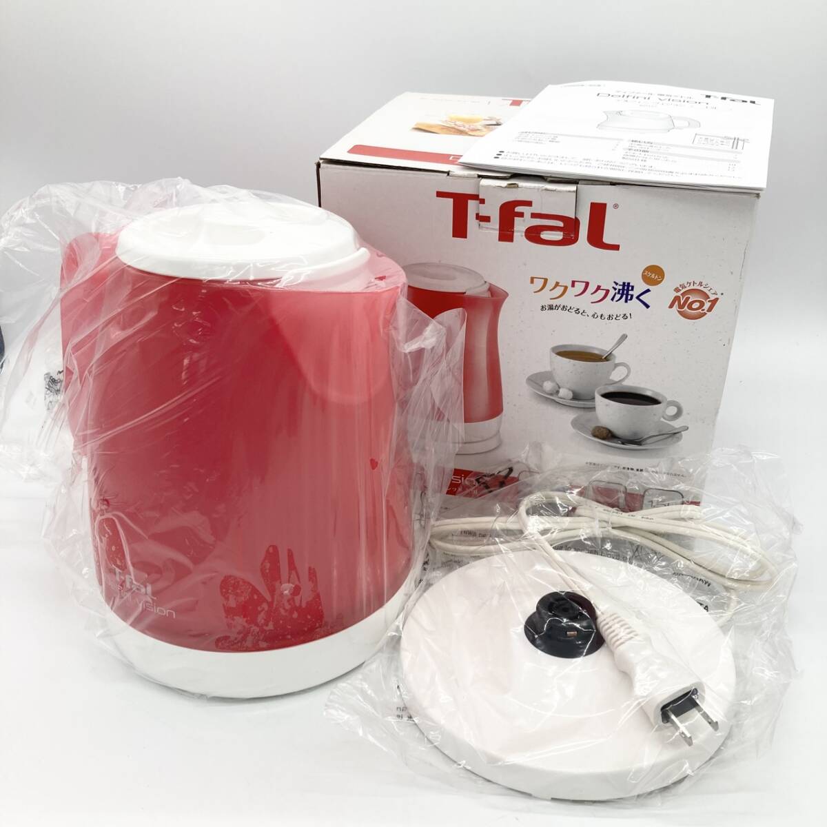Yahoo!オークション - tk1742 T-fal ティファール 1.5L 電気ケトル KO1...
