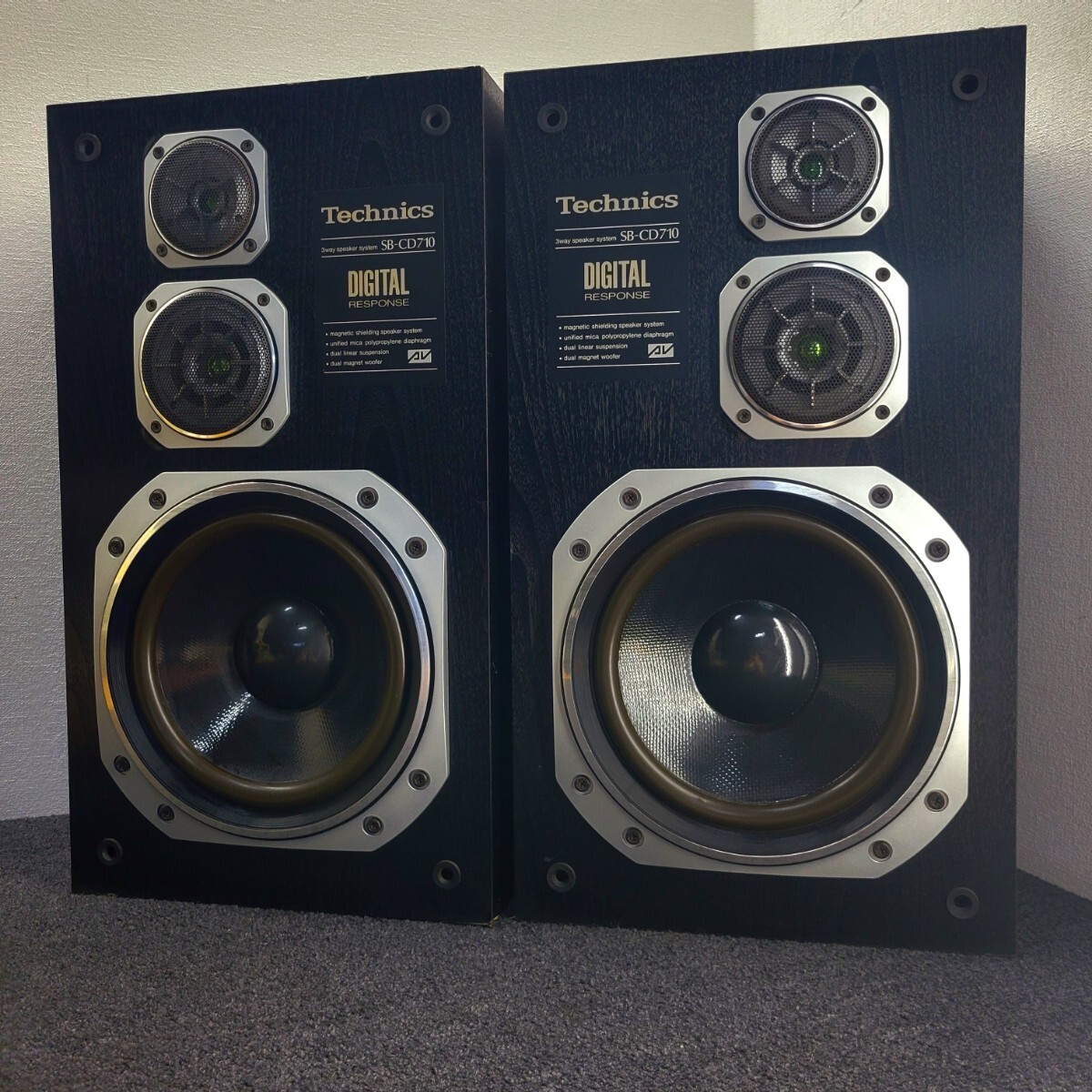 Yahoo!オークション - 7A24 Technics テクニクス 3way SPEAKER 3ウェイ...