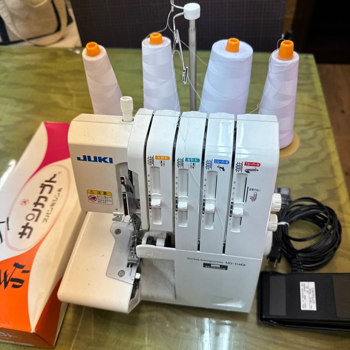 Yahoo!オークション - JUKI ロックミシン MO-114D ジューキ