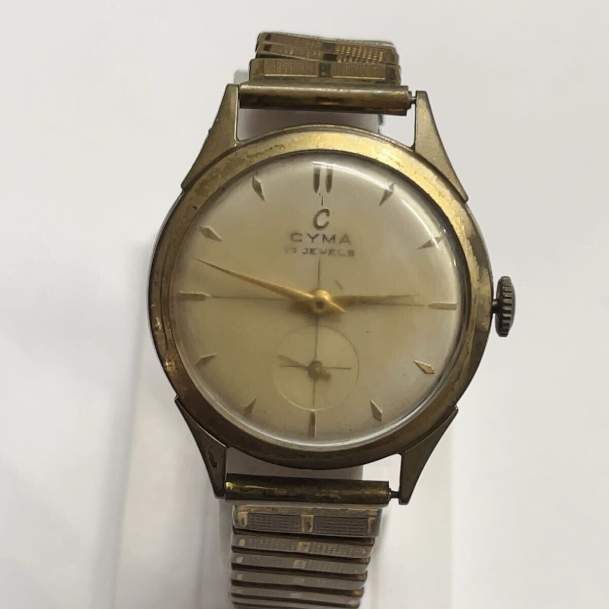 Yahoo!オークション - ヴィンテージ CYMA シーマ 18k gold super plate...