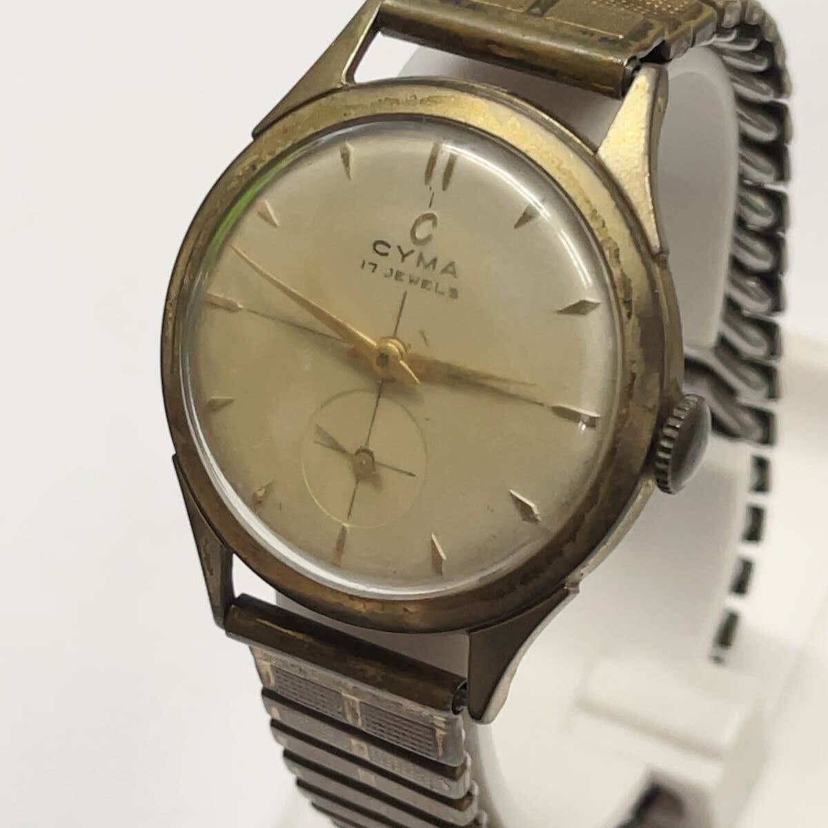 Yahoo!オークション - ヴィンテージ CYMA シーマ 18k gold super plate...