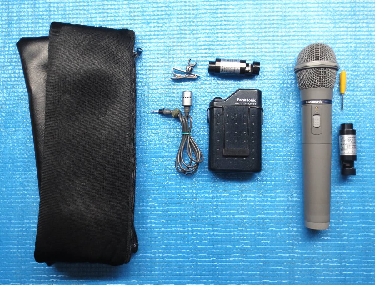 Yahoo!オークション - Panasonic 800MHz帯PLLワイヤレスマイク WX-4100...