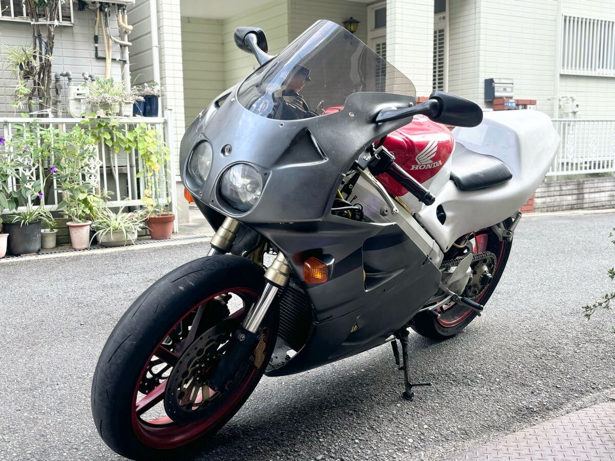RVF400 NC35 レストアベース 大阪から HRC レーサーレプリカ VFR400R NC30 NSR MC21 MC28 ホンダ 車両 RVF V4 カウル付き(251cc-400cc ...