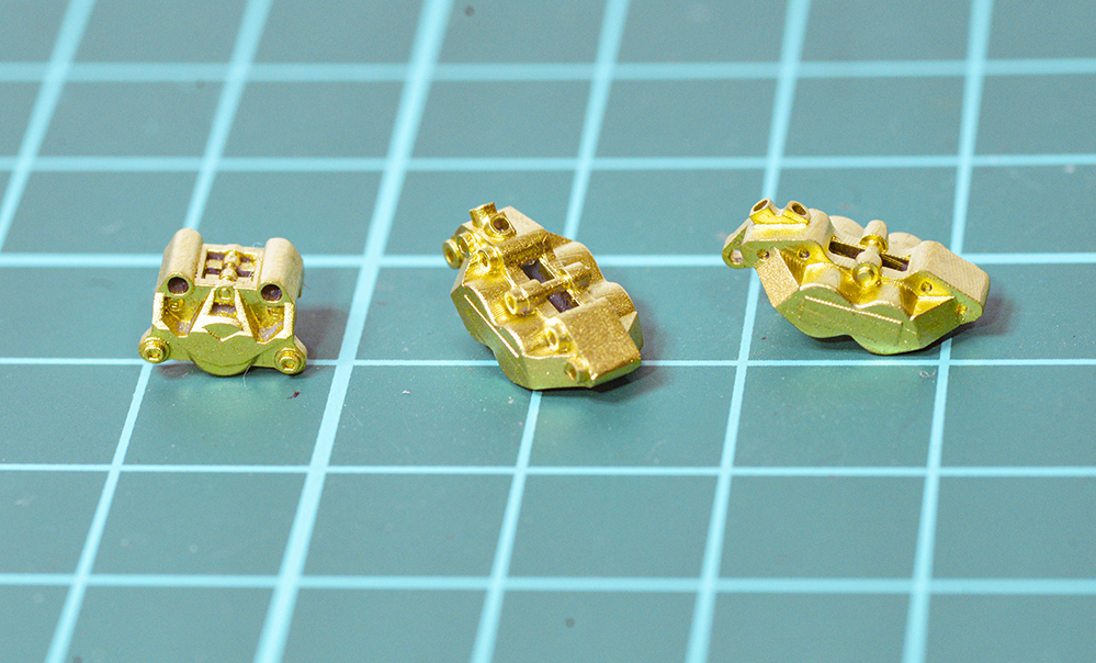 Yahoo!オークション - 1/12 ブレーキキャリパー(2POT＆4POT) 3Dプリン...