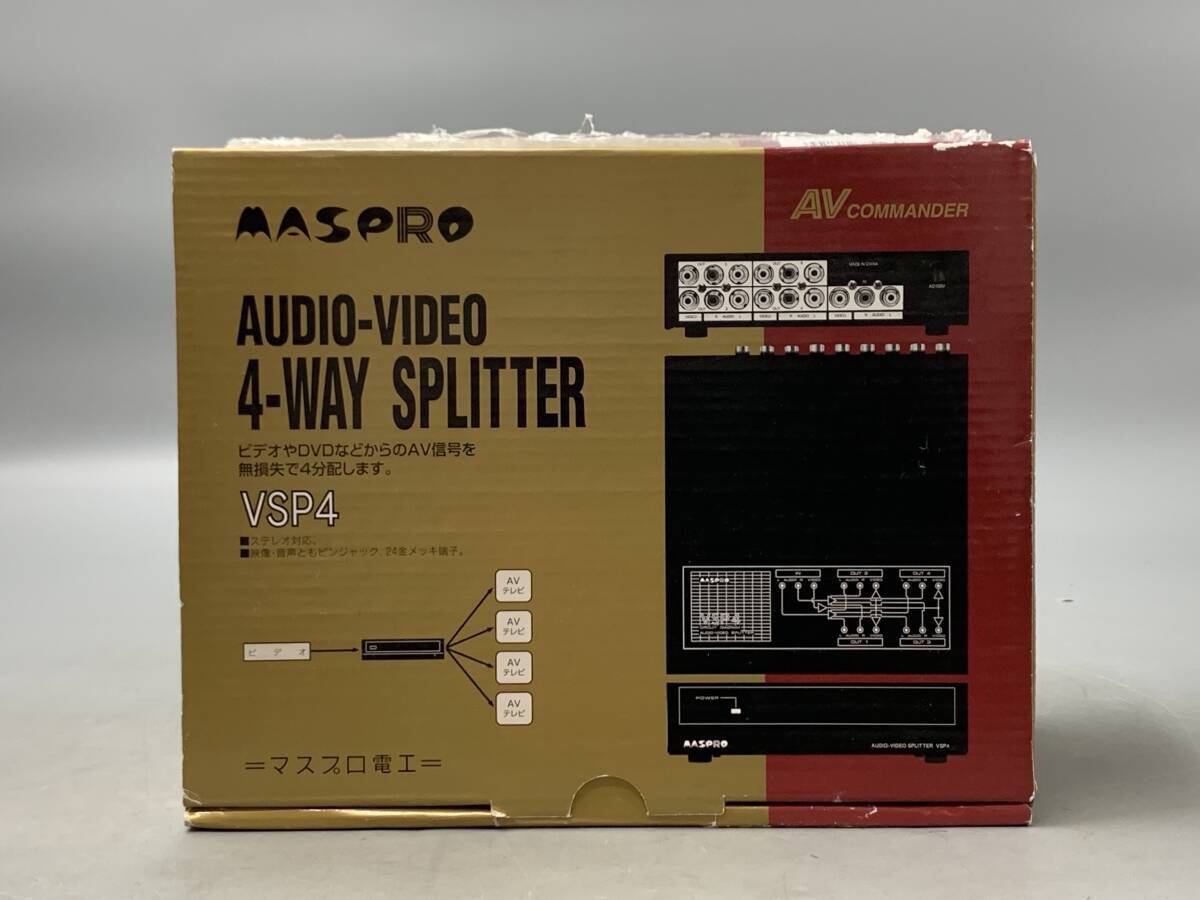 Yahoo!オークション - 8＃D/70082 MASPRO マスプロ電工 VSP4 AV4分配器...