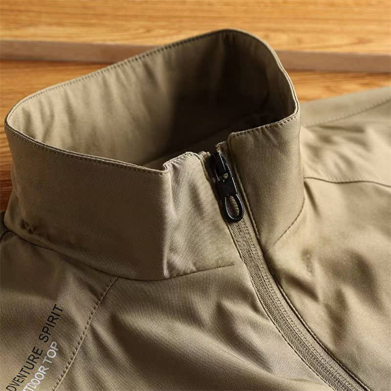 Yahoo!オークション - A476-XL濃灰 アウトドアパーカー 撥水 メンズ 立...