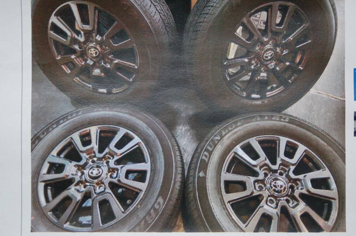 Yahoo!オークション - ほぼ新車外し4本セット トヨタランクル250VX純正...